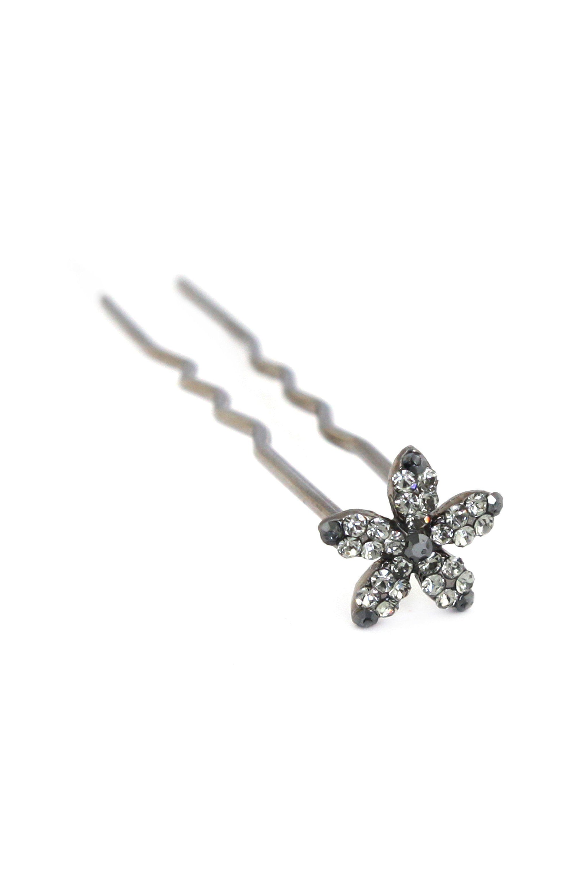 Zoom Expand image caption Soho Style Stick Black Small Crystal Daisy ...